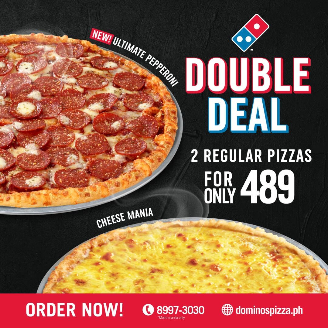 Double Deal Promo: Two 10" Pizzas for the Price of One @ Domino's ...