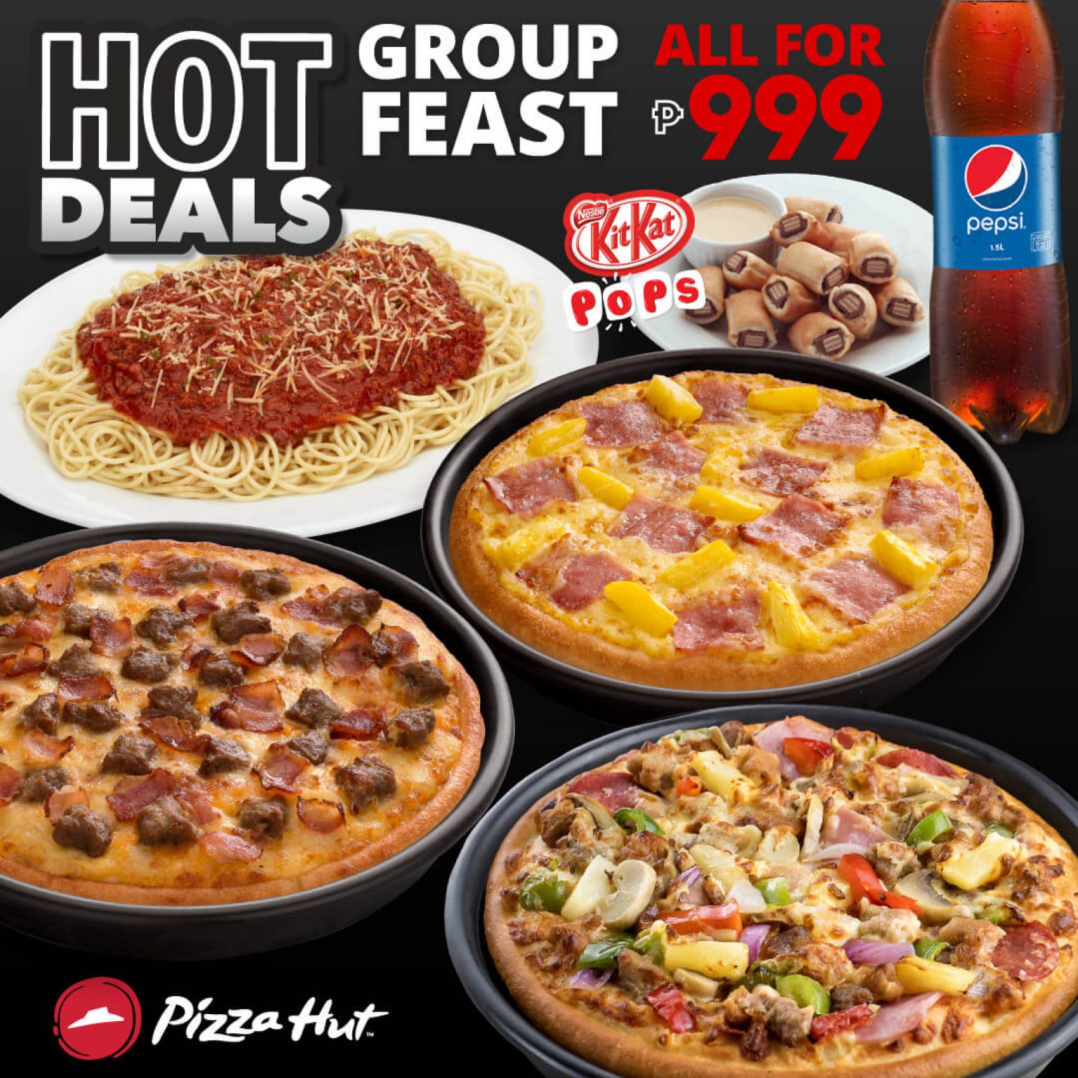Pizza Hut - Hot Deals Group Feast for ₱999 | Deals Pinoy