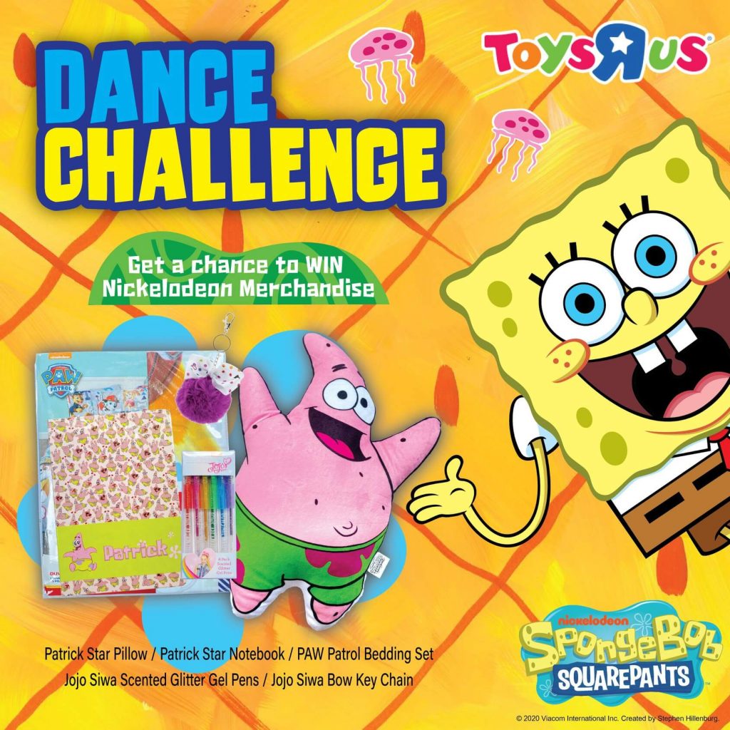 Join the SpongeBob Dance Challenge to WIN Awesome Nickelodeon ...