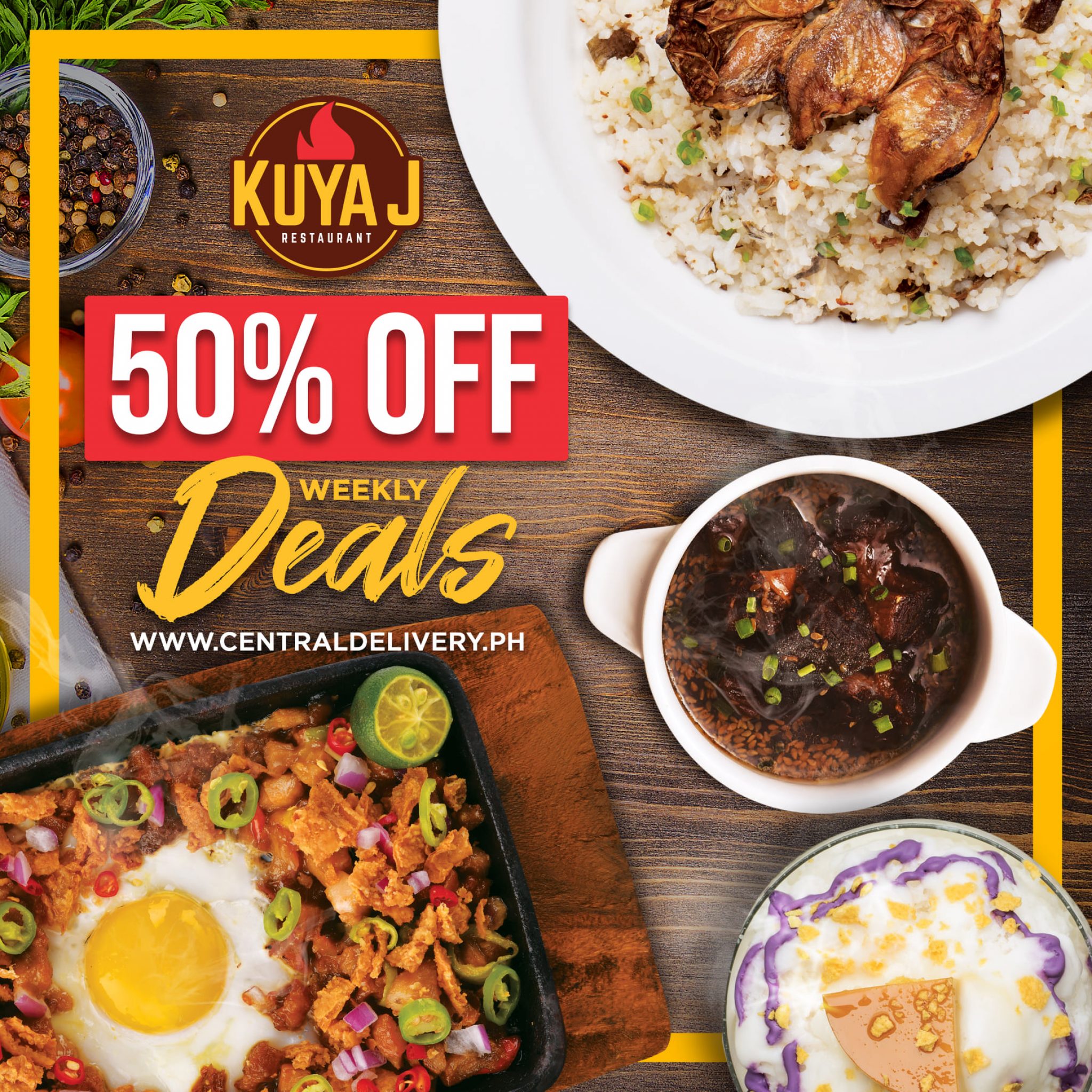Kuya J Restaurant - Get 50% Off Weekly Deals | Deals Pinoy