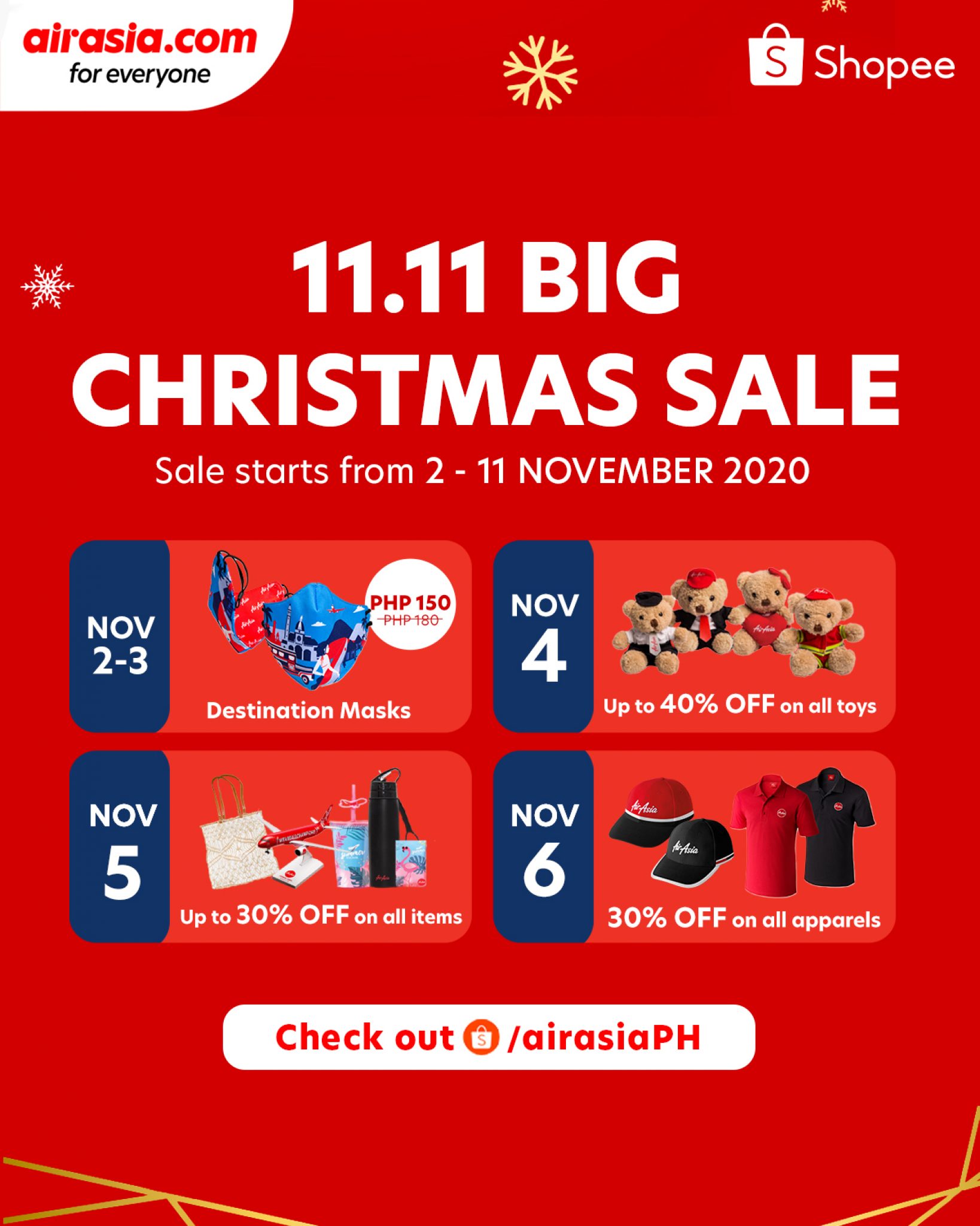 AirAsia - 11.11 Deal: Get Up to 50% Off on AirAsia Merchandise via ...