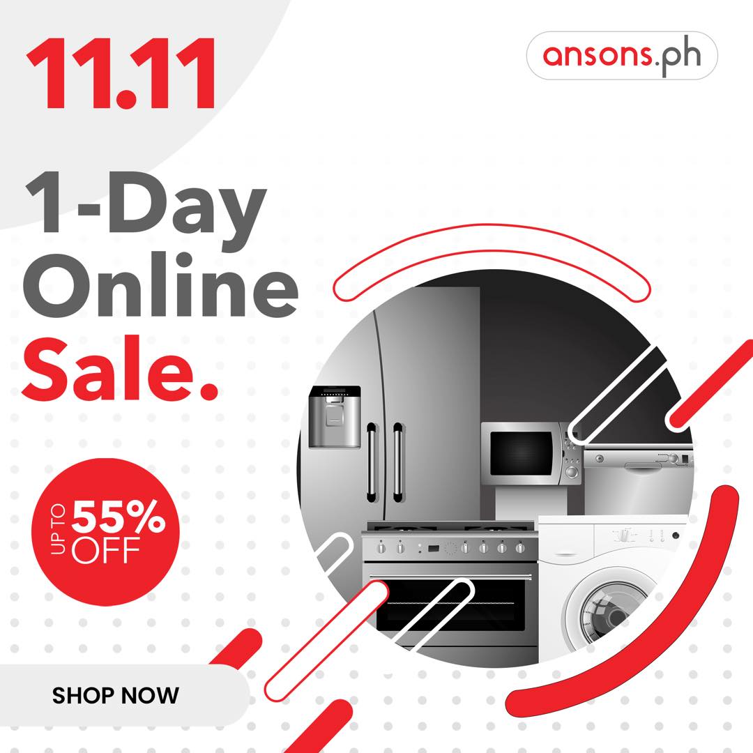 Anson's - 11.11 Deal: Up to 55% Off + FREE Shipping Within Metro Manila ...