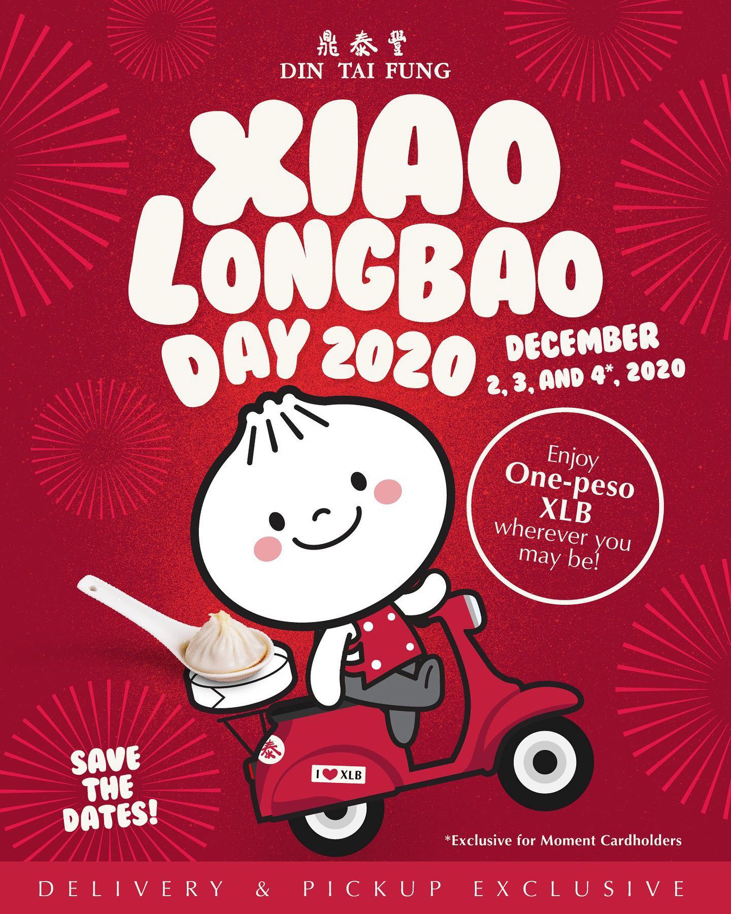Din Tai Fung - Xiao Longbao Day: Get 2nd Basket of XLB for ₱1 per Piece ...