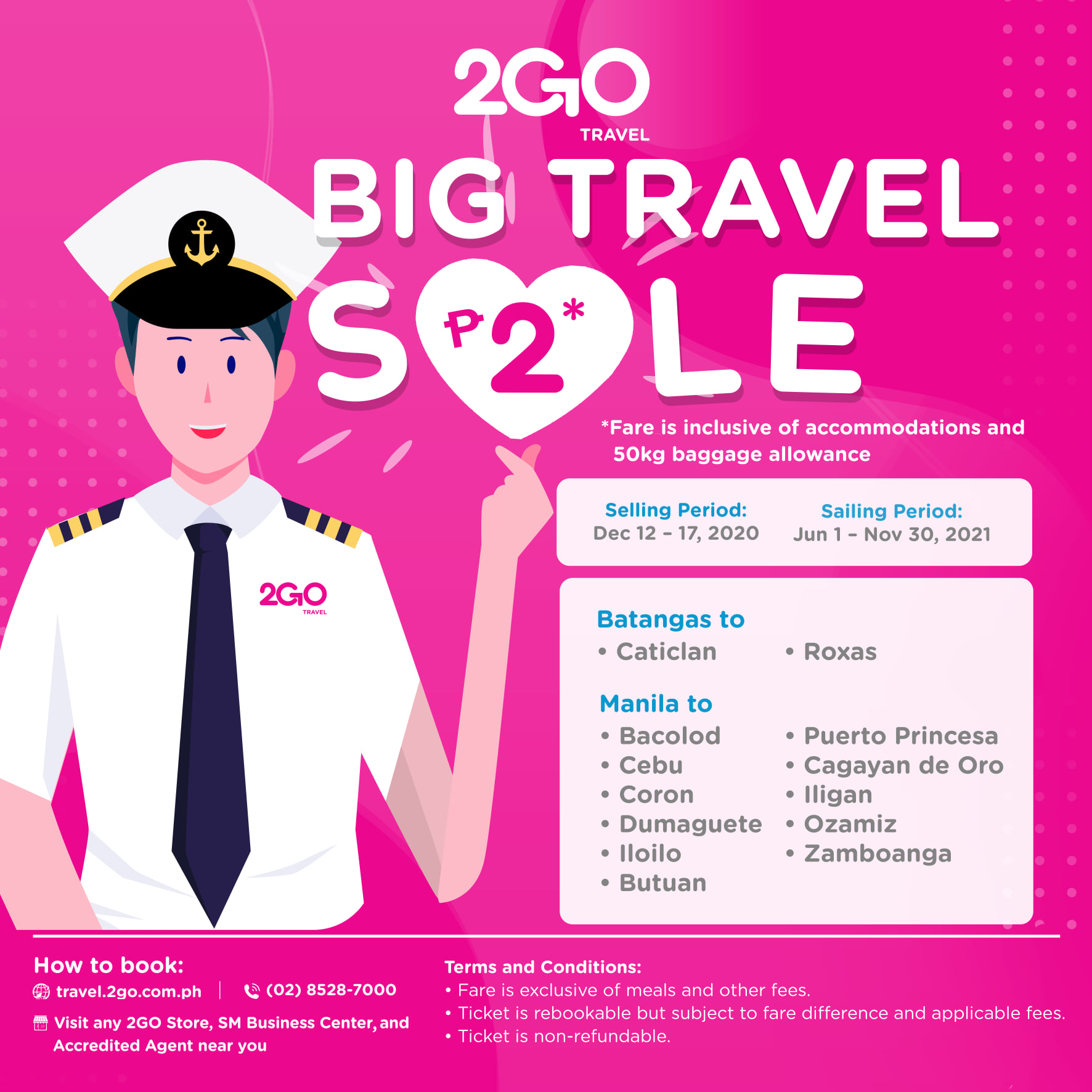 2GO Travel - Big Travel Sale: As Low As ₱2 One-Way Fare | Deals Pinoy