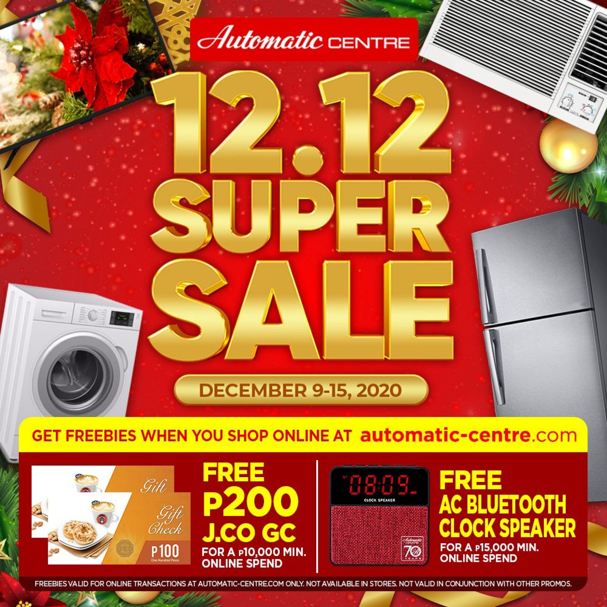 Automatic Centre - 12.12 Deal: Up to 40% Off + Other Freebies | Deals Pinoy