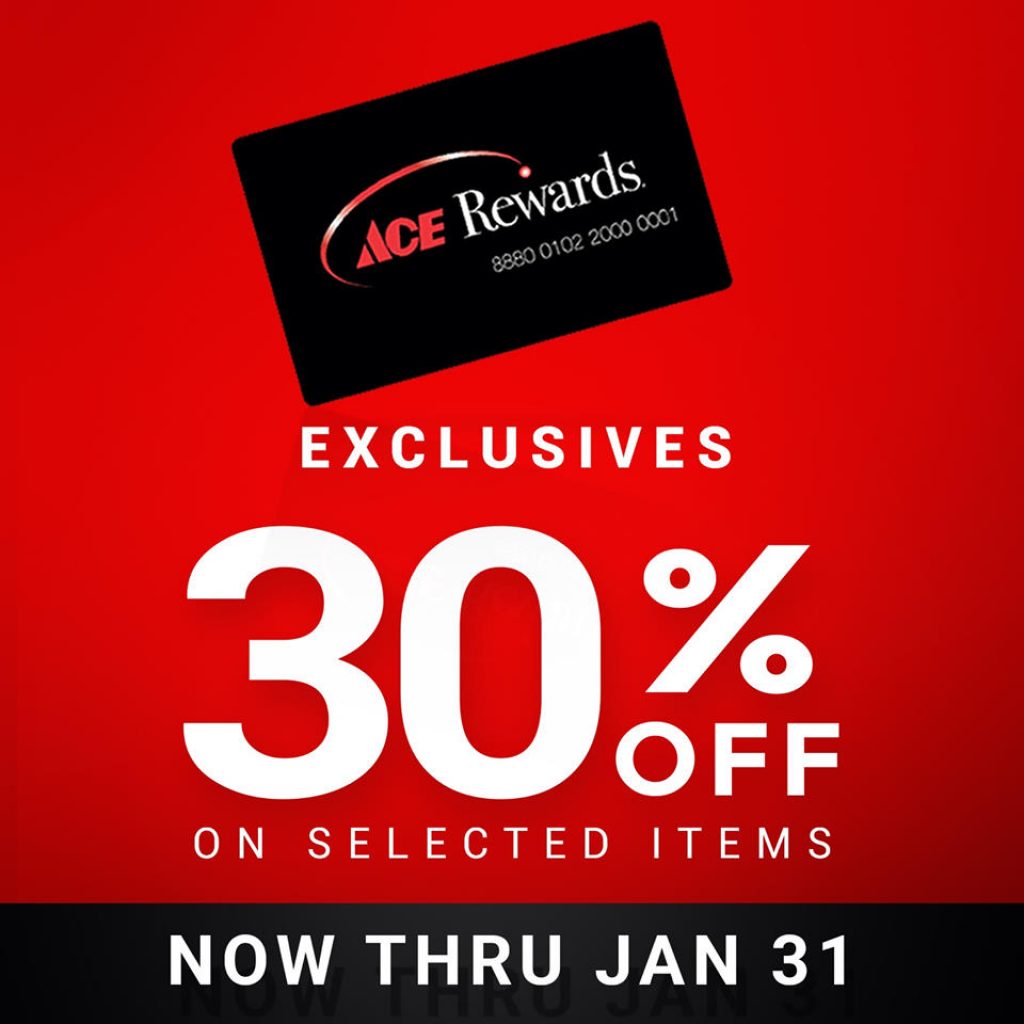 ACE Hardware - Get 30% Off on Selected Items (For ACE Rewards Card ...