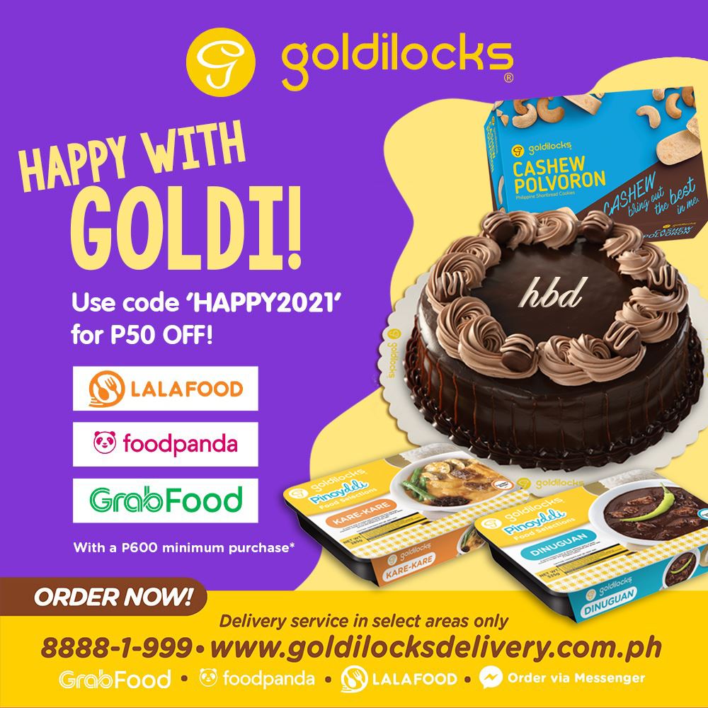 Goldilocks - Get ₱50 Off with ₱600 Minimum Purchase | Deals Pinoy
