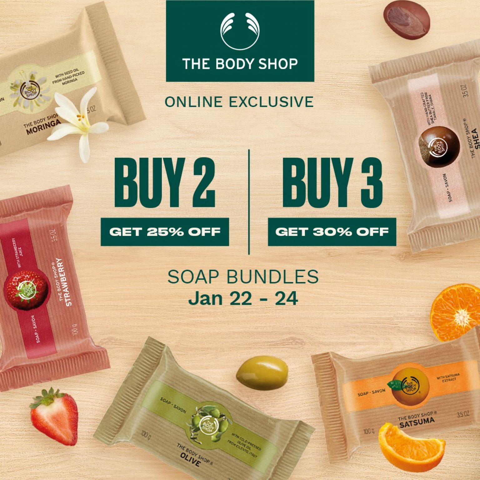 The Body Shop - Get Up to 30% Off on Soap Bundles | Deals Pinoy