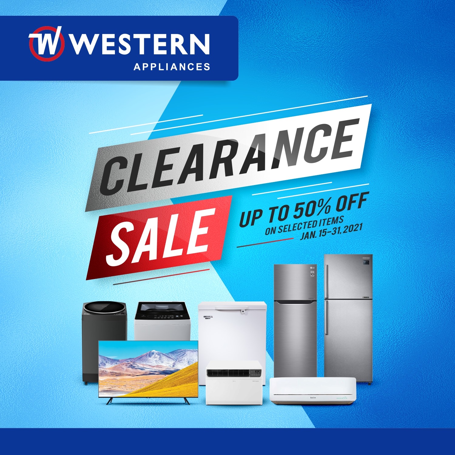 Western Appliances - Clearance Sale: Up to 50% Off on Selected Items ...