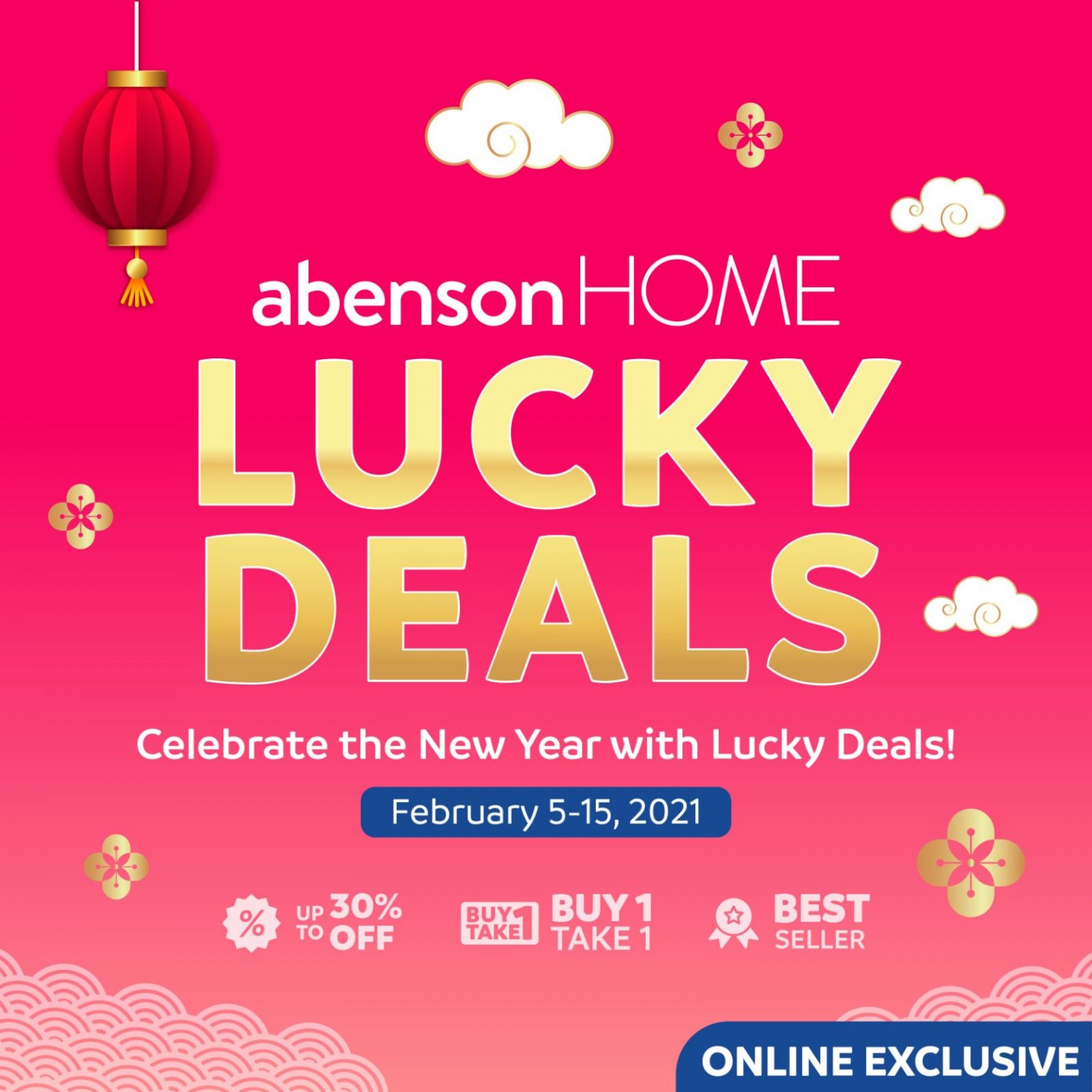 Abenson Home - Lucky Deals Promo | Deals Pinoy