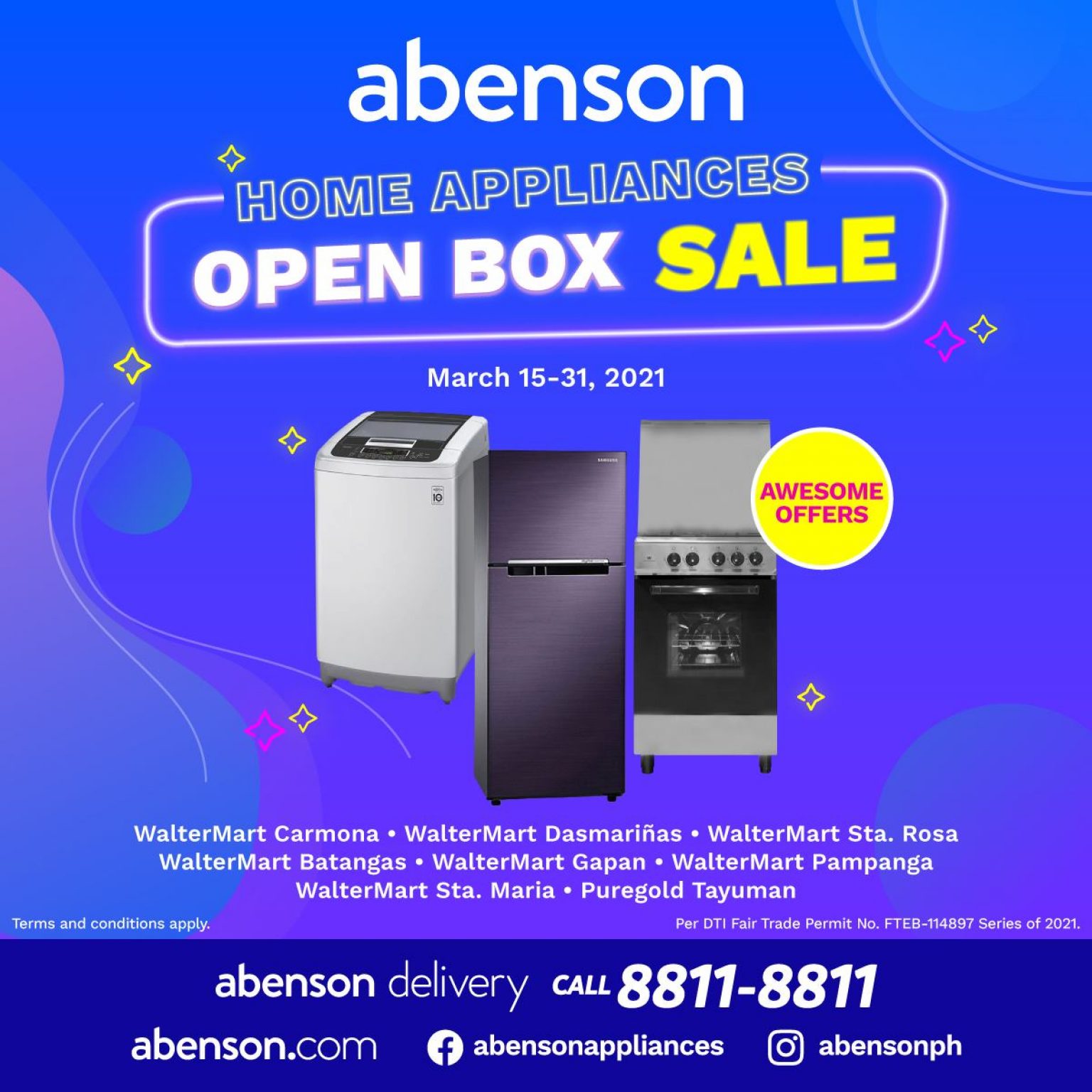 Abenson - Home Appliances Open Box Sale: Get Up to 50% Off | Deals Pinoy