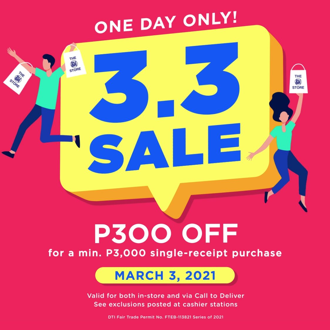 The SM Store - 3.3 Deal: Get ₱300 Off | Deals Pinoy