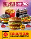 McDonald's - Ultimate Burger McShare K-Burger Deal for ₱499 | Deals Pinoy