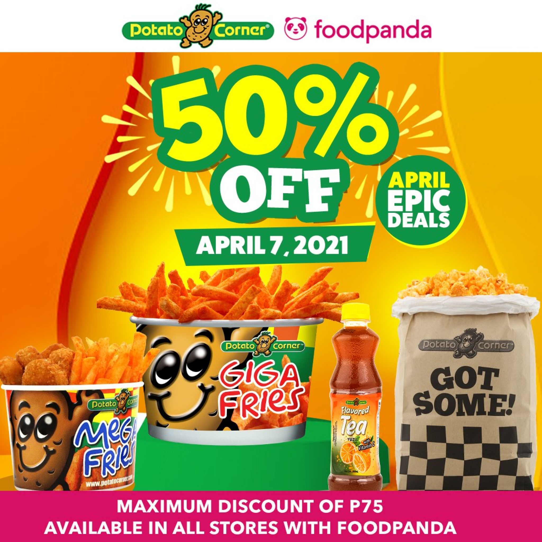 Potato Corner - Epic Deals: Get 50% Off via Foodpanda | Deals Pinoy