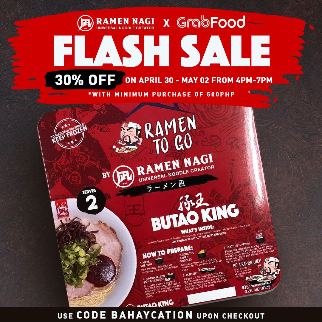 Ramen Nagi - Flash Sale: Get 30% Off on To Go Kits via GrabFood | Deals ...