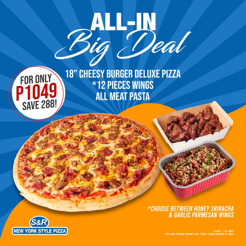 S&R - All-In Big Deal Promo for P1049 (Save P288) | Deals Pinoy