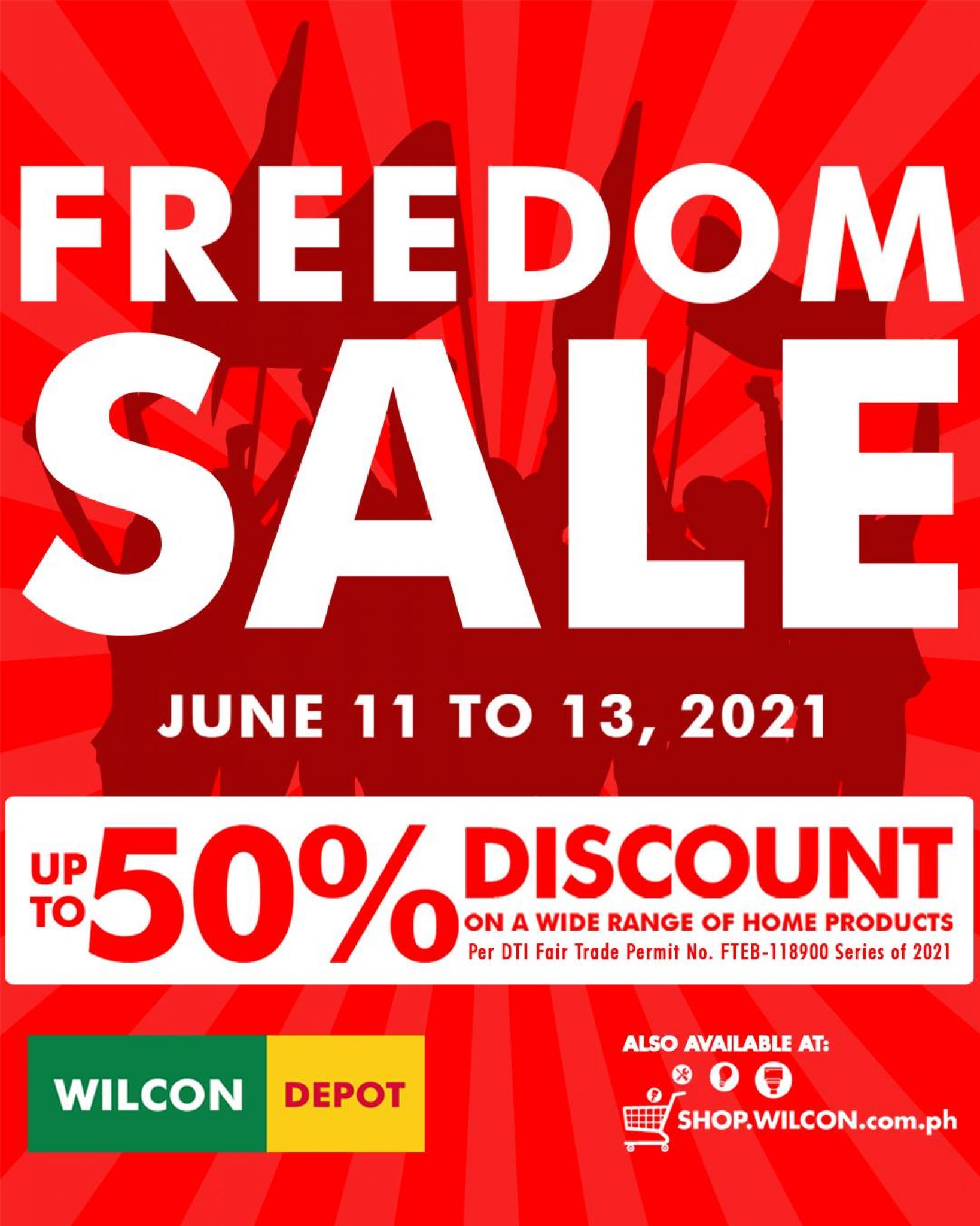 Wilcon Depot - Freedom Sale: Get Up to 50% Off | Deals Pinoy