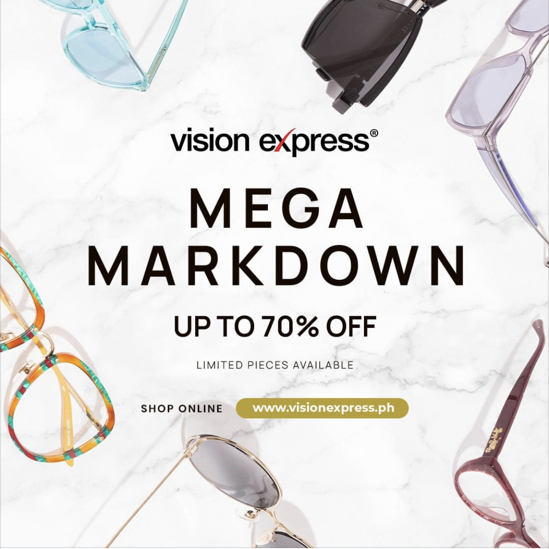 Vision Express - Mega Markdown: Get Up to 70% Off | Deals Pinoy