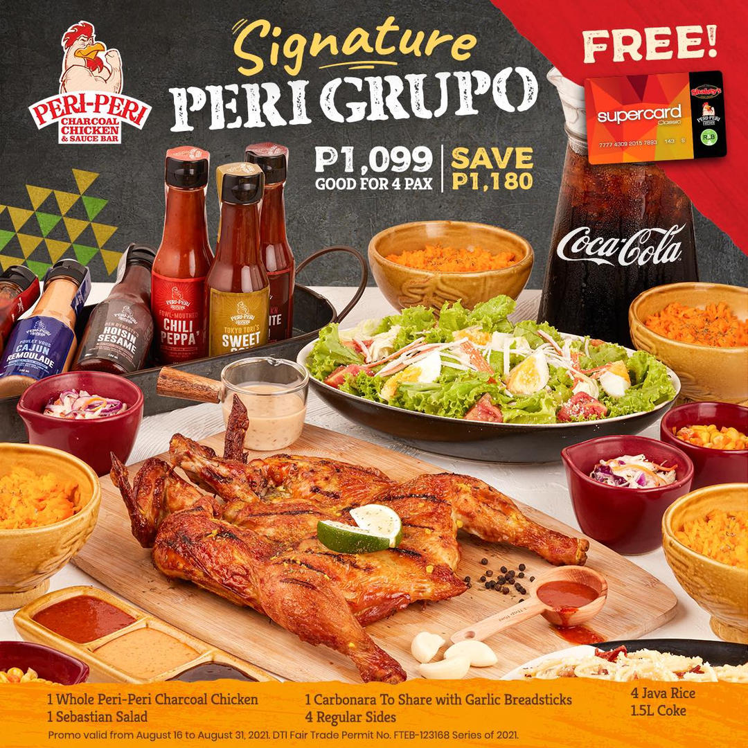 Peri-Peri Charcoal Chicken - Signature Peri Grupo SuperCard Promo ...