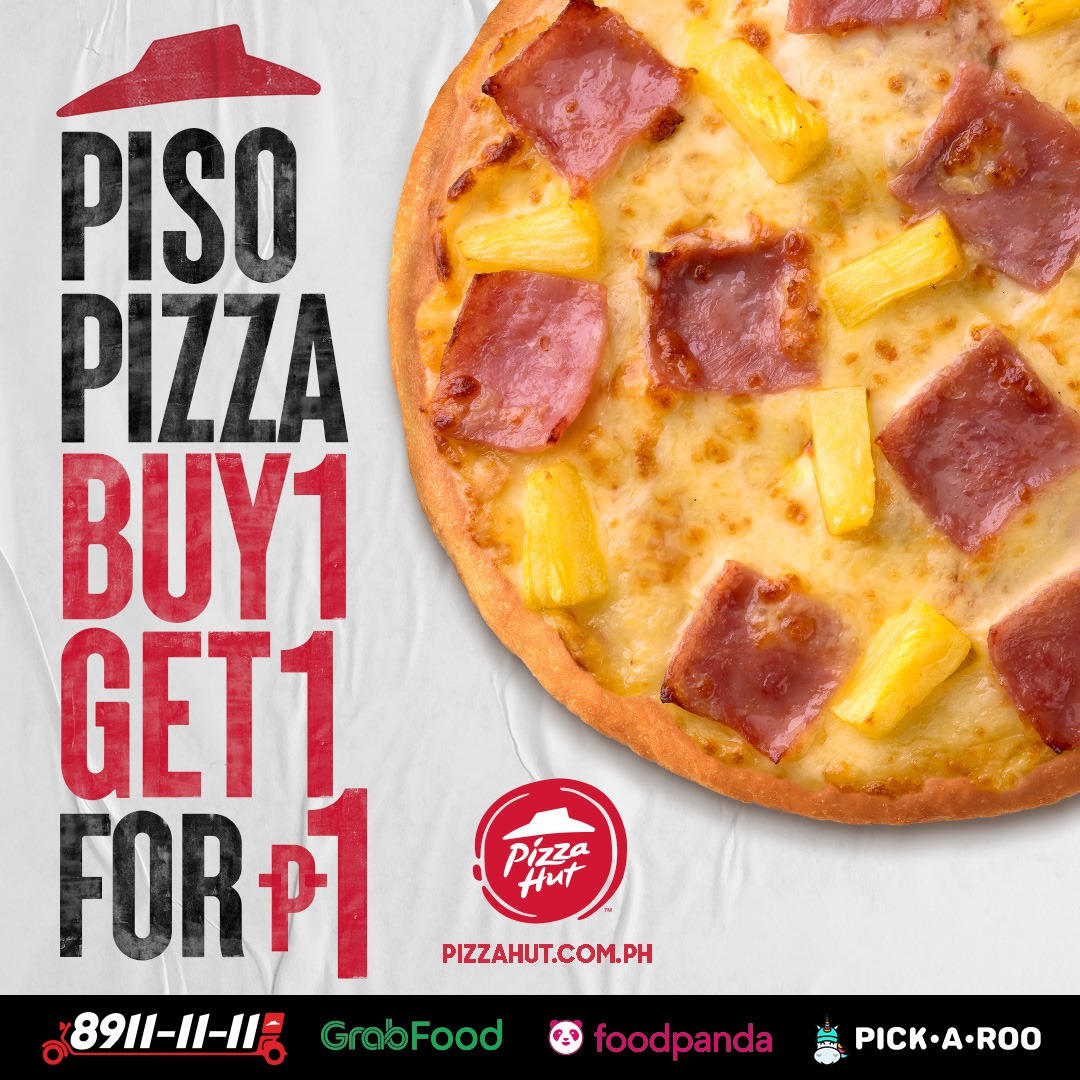 Pizza Hut - August Piso Pizza Promo | Deals Pinoy