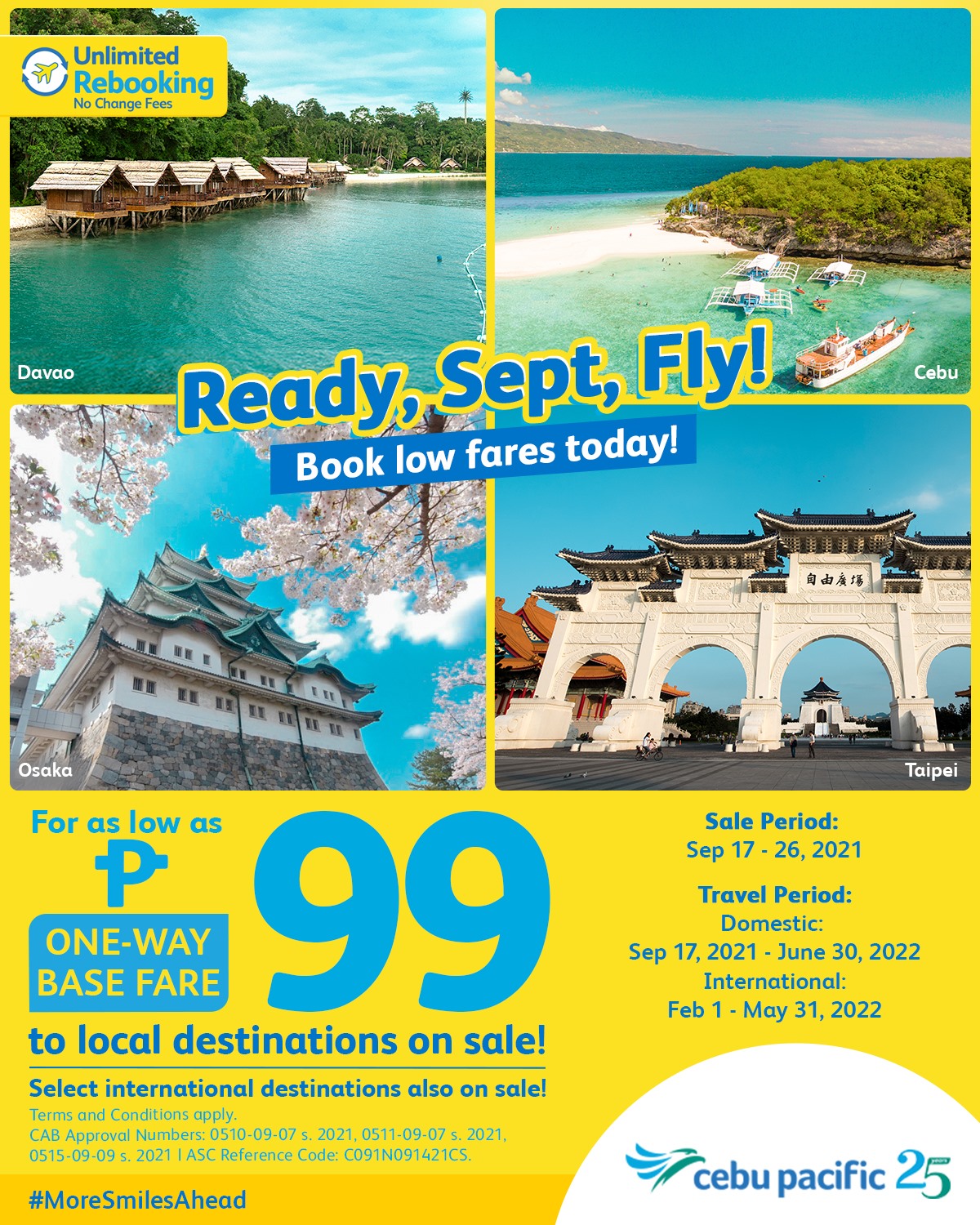 Cebu Pacific Air - September CEB Seat Sale: For As Low As P99 | Deals Pinoy