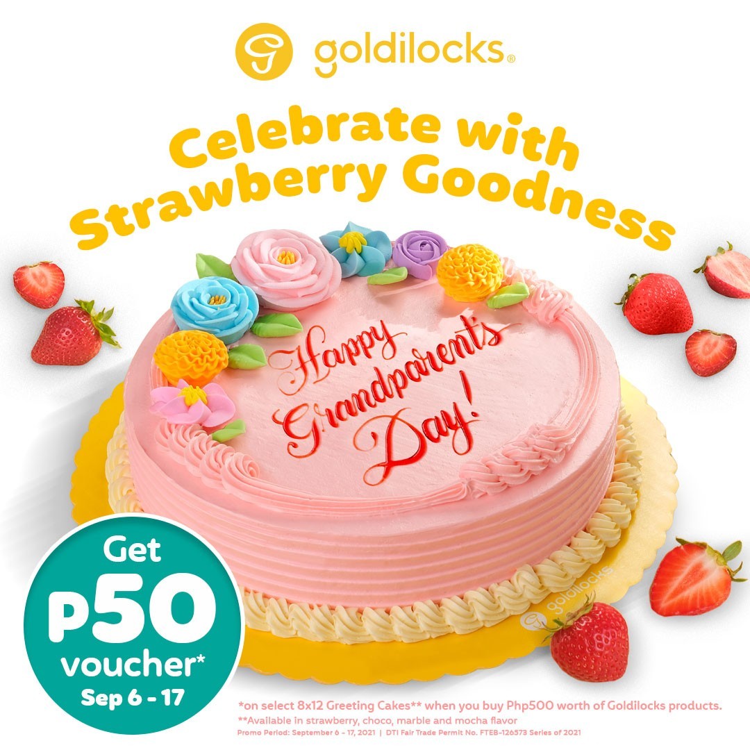 Goldilocks - Grandparents Day Promo: Get a P50 Voucher | Deals Pinoy