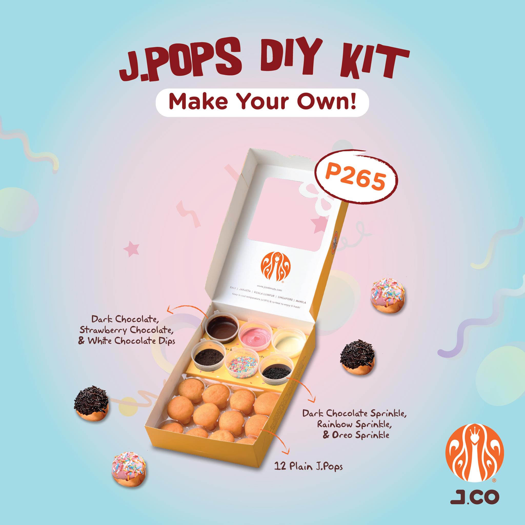 J.CO Donuts and Coffee - J.POPS DIY Kit for P265 | Deals Pinoy