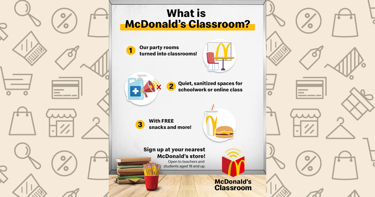McDonald's Classrooms Launched as Virtual Learning Classrooms for ...