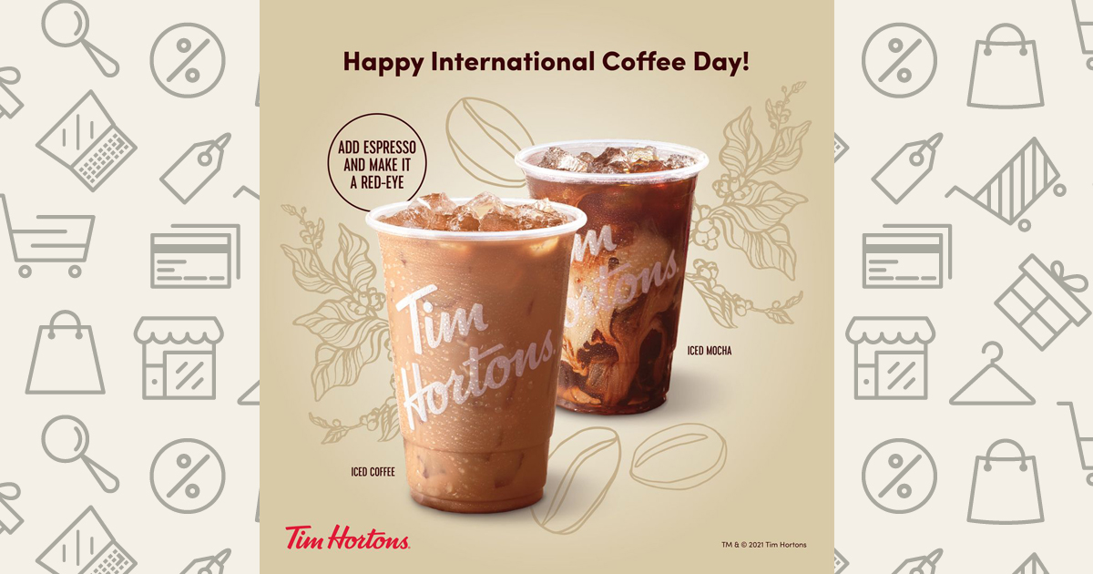 Tim Hortons - Buy One and Get 50% Off a Second Cup Promo | Deals Pinoy