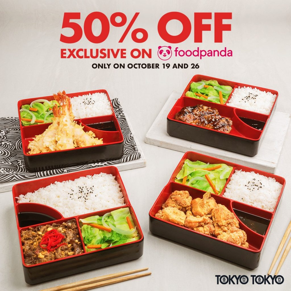Tokyo Tokyo - Get 50% Off via Foodpanda | Deals Pinoy