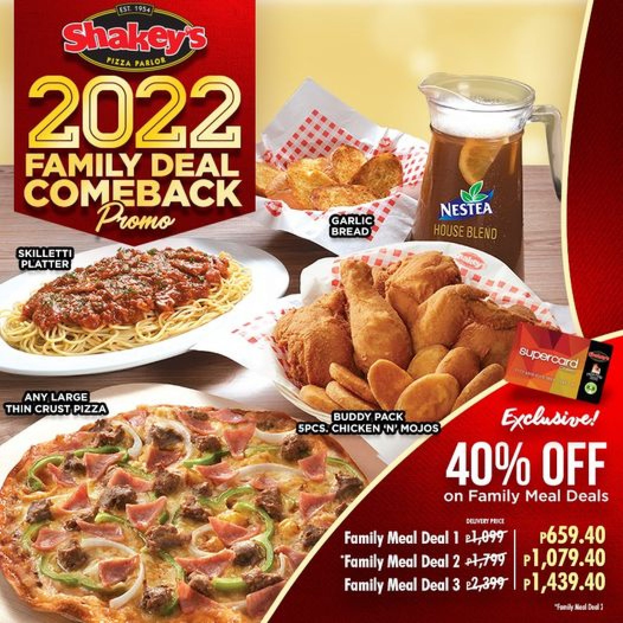 Shakey's - 2022 Family Deal Comeback Promo | Deals Pinoy