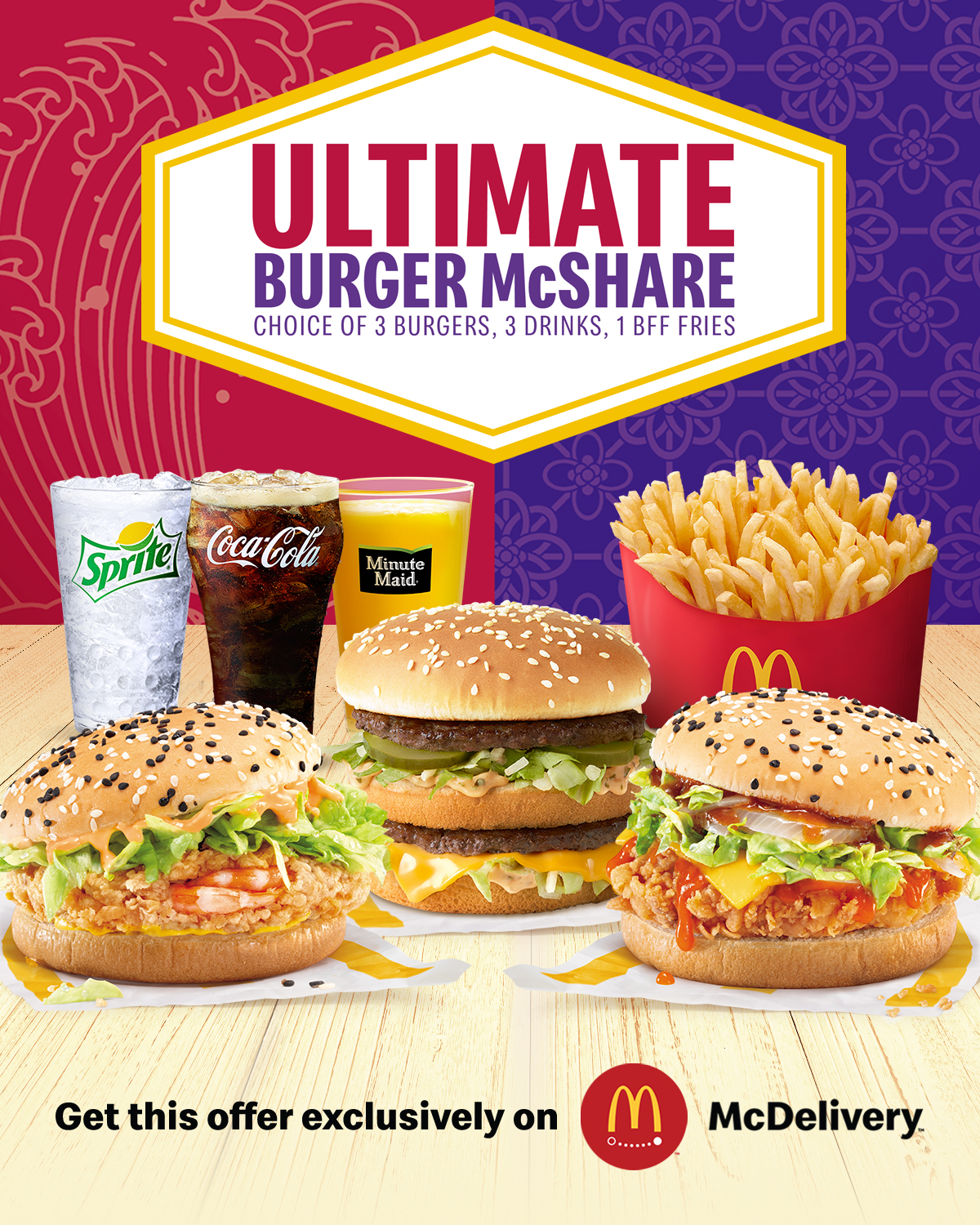 McDonald's - Ultimate Burger McShare Promo for P499 | Deals Pinoy