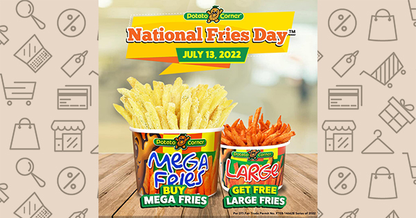 Potato Corner - National Fries Day Promo | Deals Pinoy
