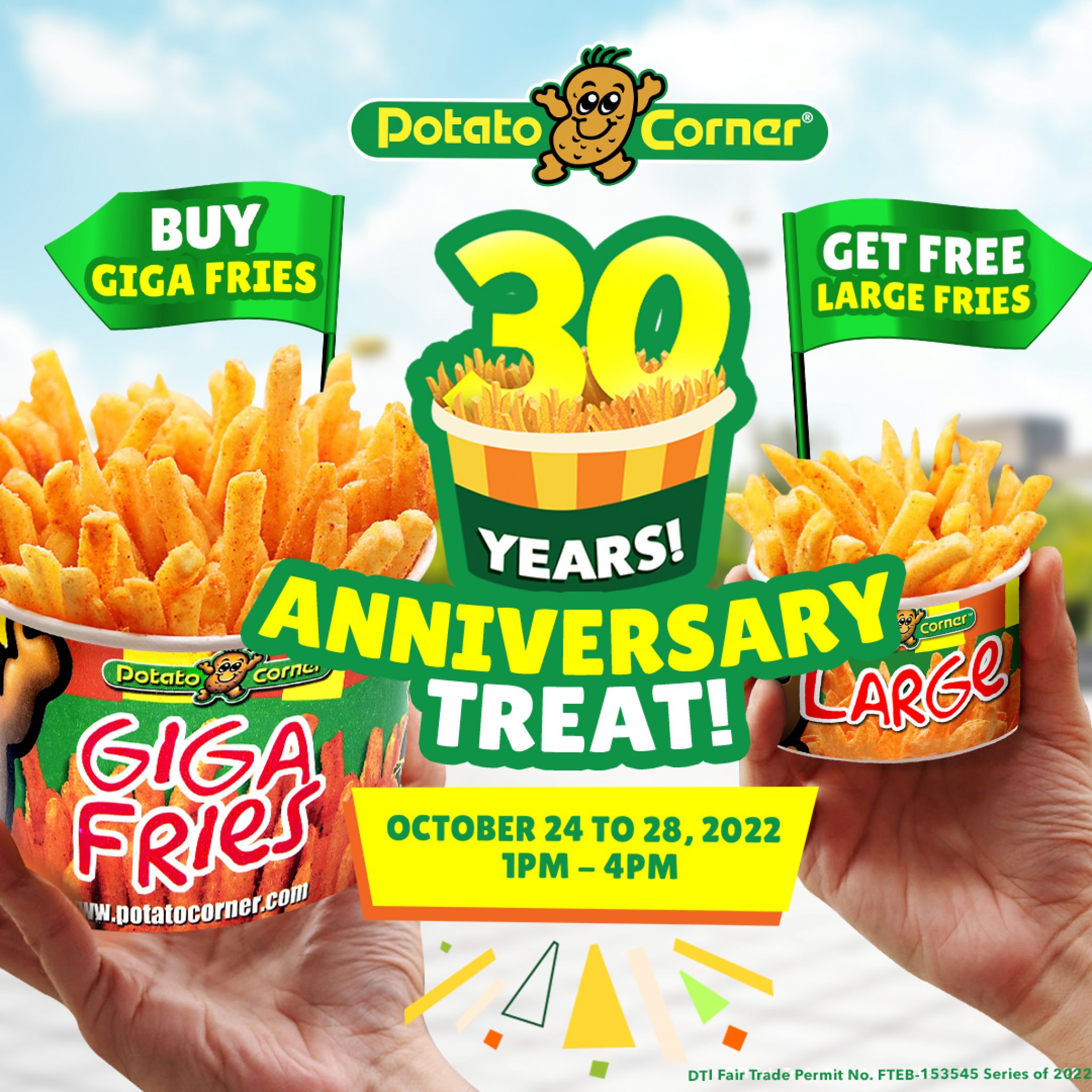 Potato Corner - 30th Anniversary Promo | Deals Pinoy