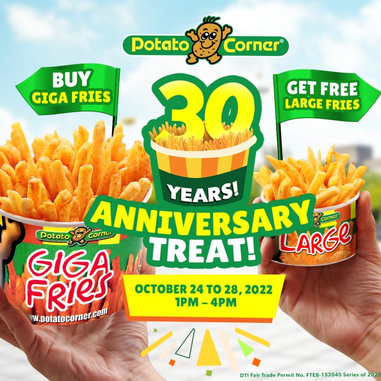 Potato Corner - 30th Anniversary Promo | Deals Pinoy
