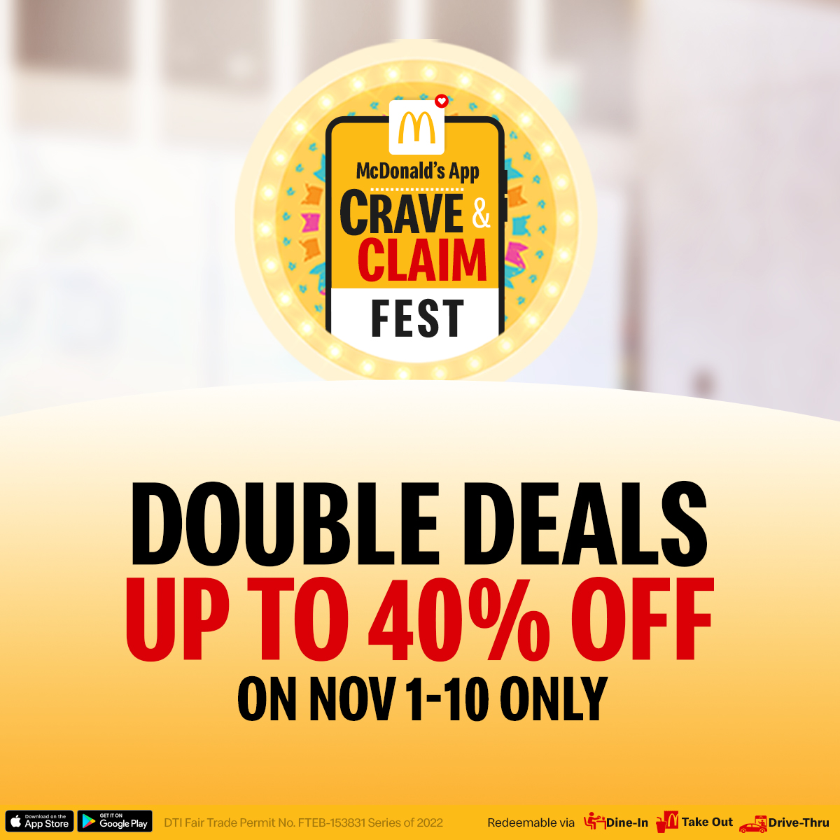 McDonald's - Crave and Claim Fest Double Deals | Deals Pinoy