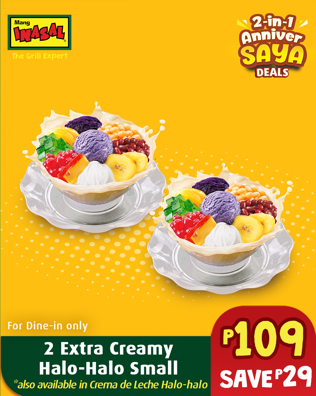 Mang Inasal - 2-in-1 AnniverSAYA Deals | Deals Pinoy