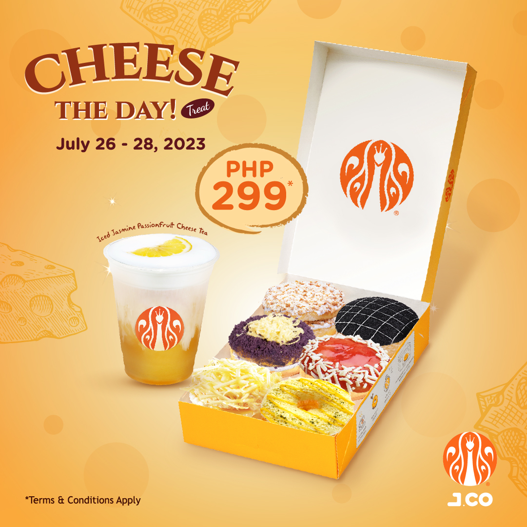 J.CO Donuts and Coffee - Cheese The Day Treat | Deals Pinoy
