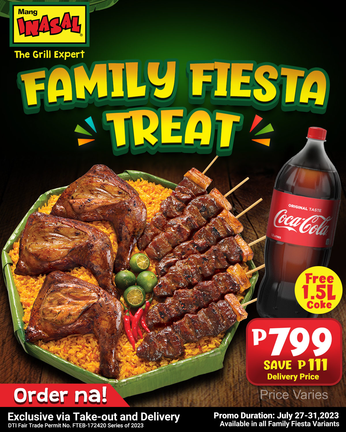 Mang Inasal - Family Fiesta Treat | Deals Pinoy