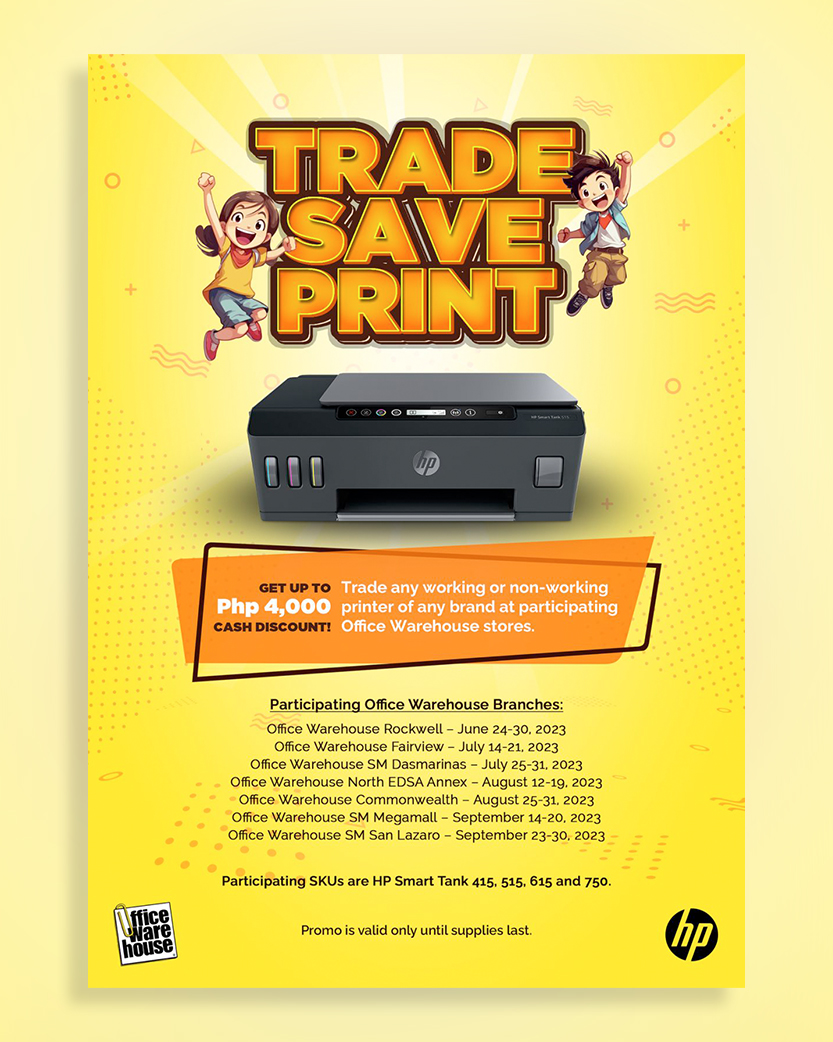 Office Warehouse - HP Printer Trade-in Promo | Deals Pinoy