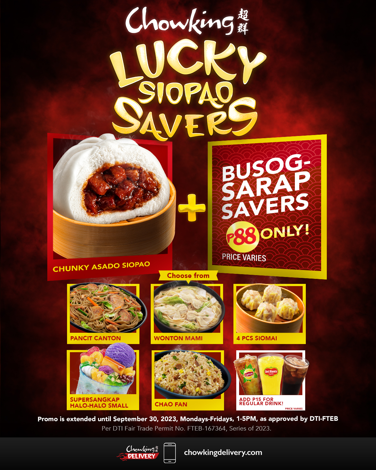 Chowking Lucky Siopao Savers Promo Extended | Deals Pinoy