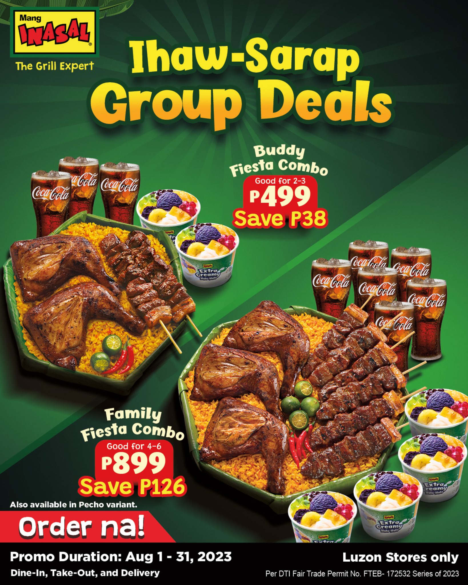 Mang Inasal - Ihaw-Sarap Group Deals | Deals Pinoy