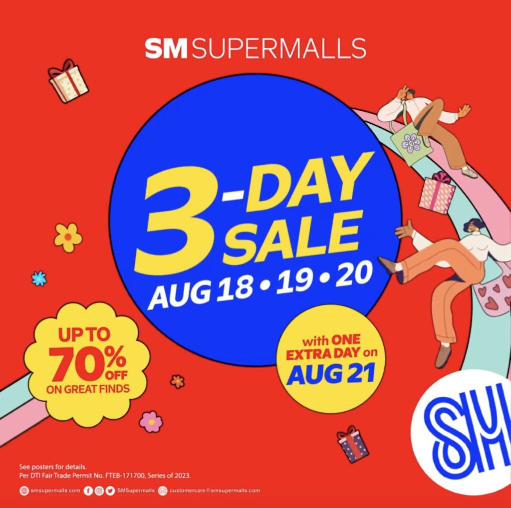 SM Supermalls 3-Day Sale | Deals Pinoy