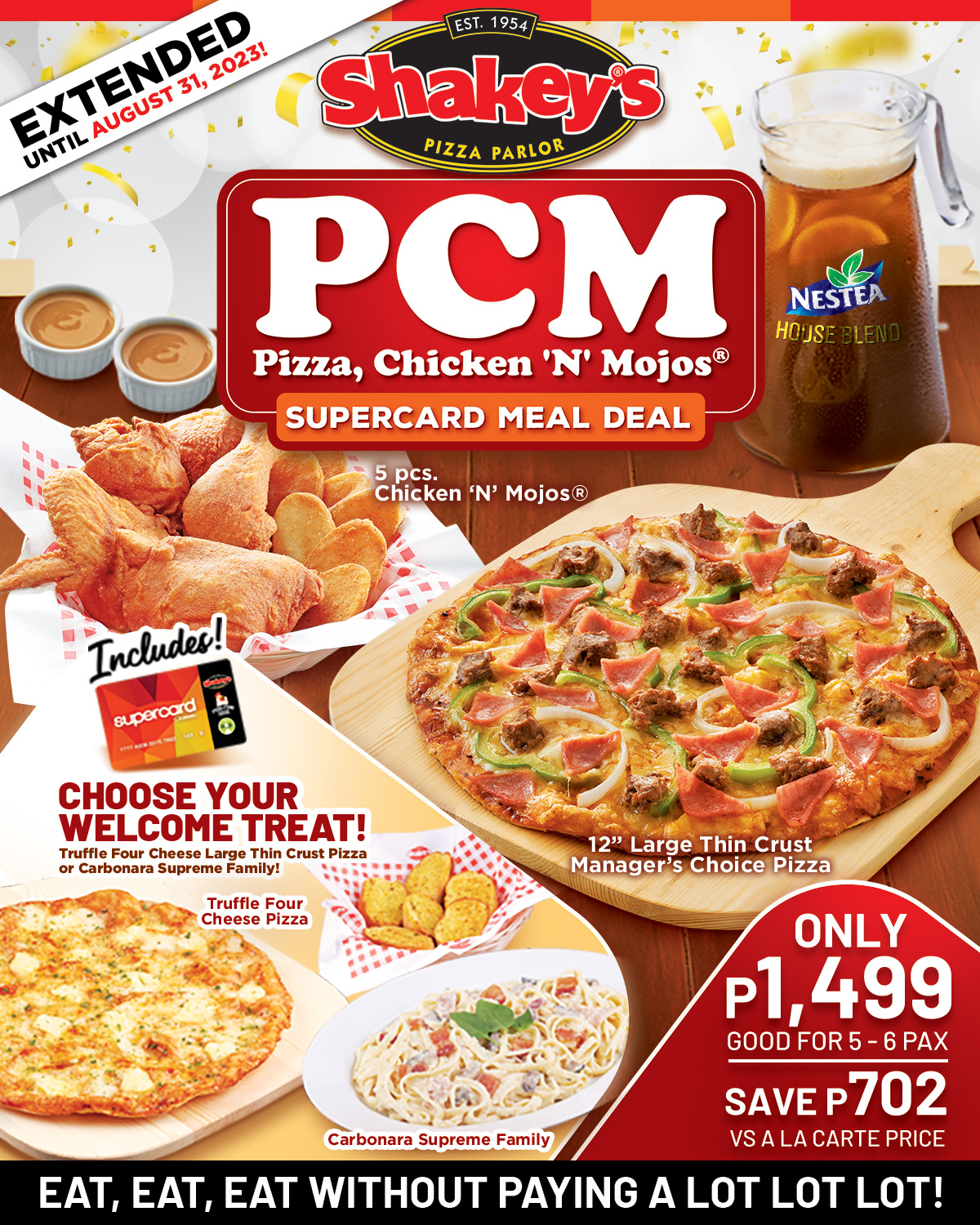 Shakey's - PCM Supercard Meal Deal | Deals Pinoy