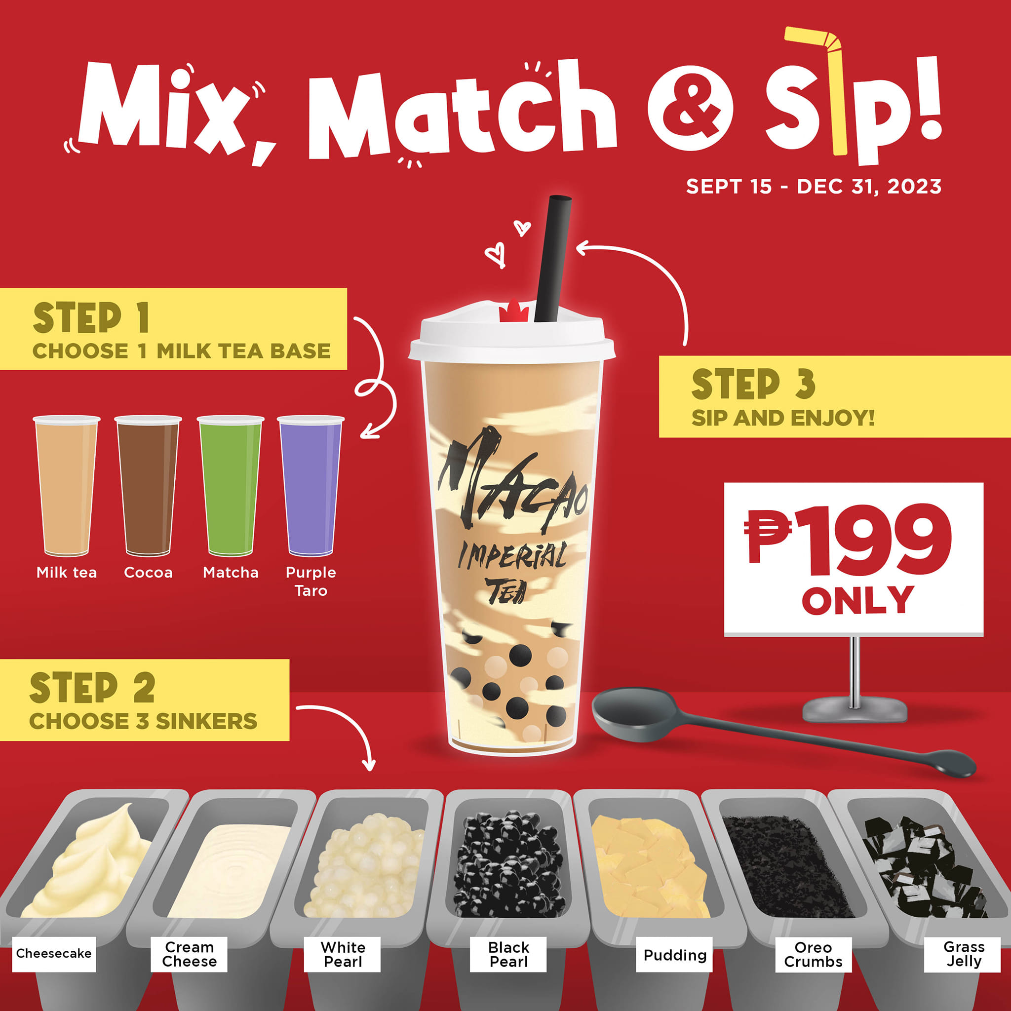 Macao Imperial Tea Mix Match and Sip Promo | Deals Pinoy
