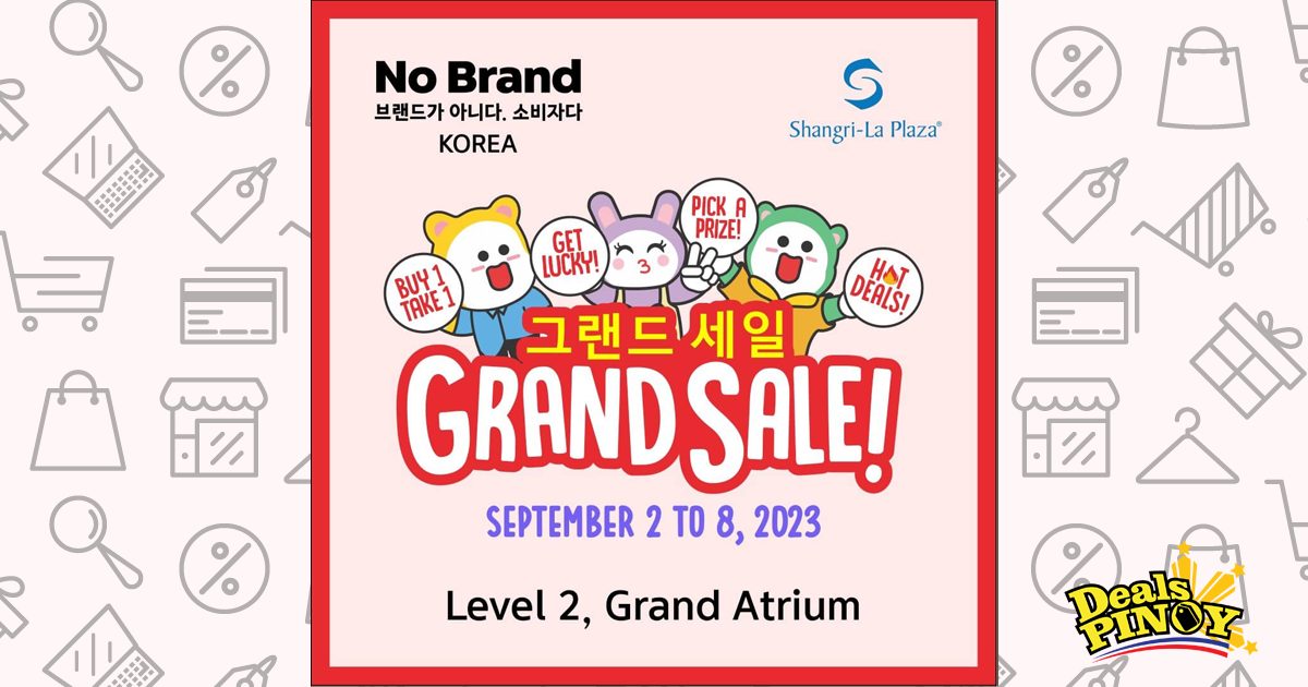 No Brand Grand Sale | Deals Pinoy