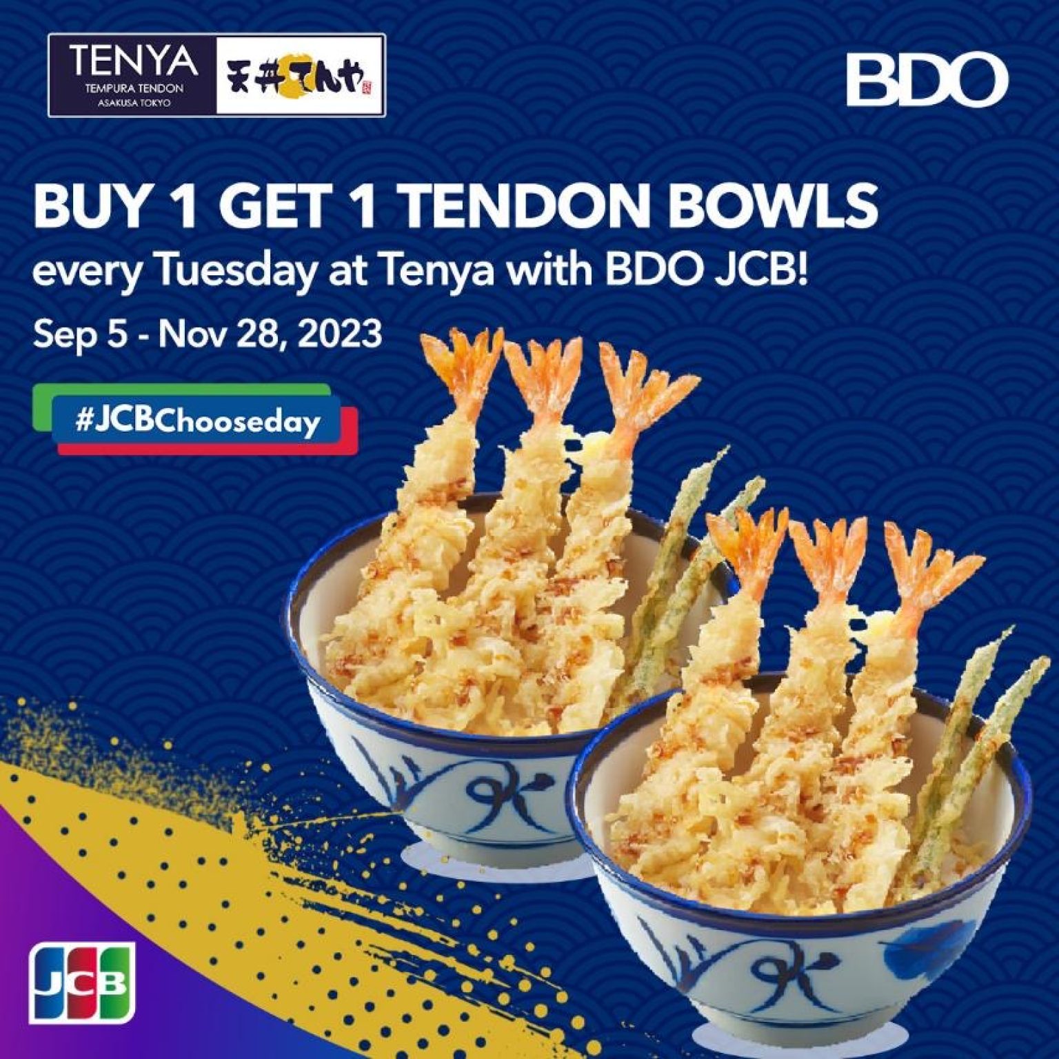 Tenya Tempura Tendon JCB Deal | Deals Pinoy