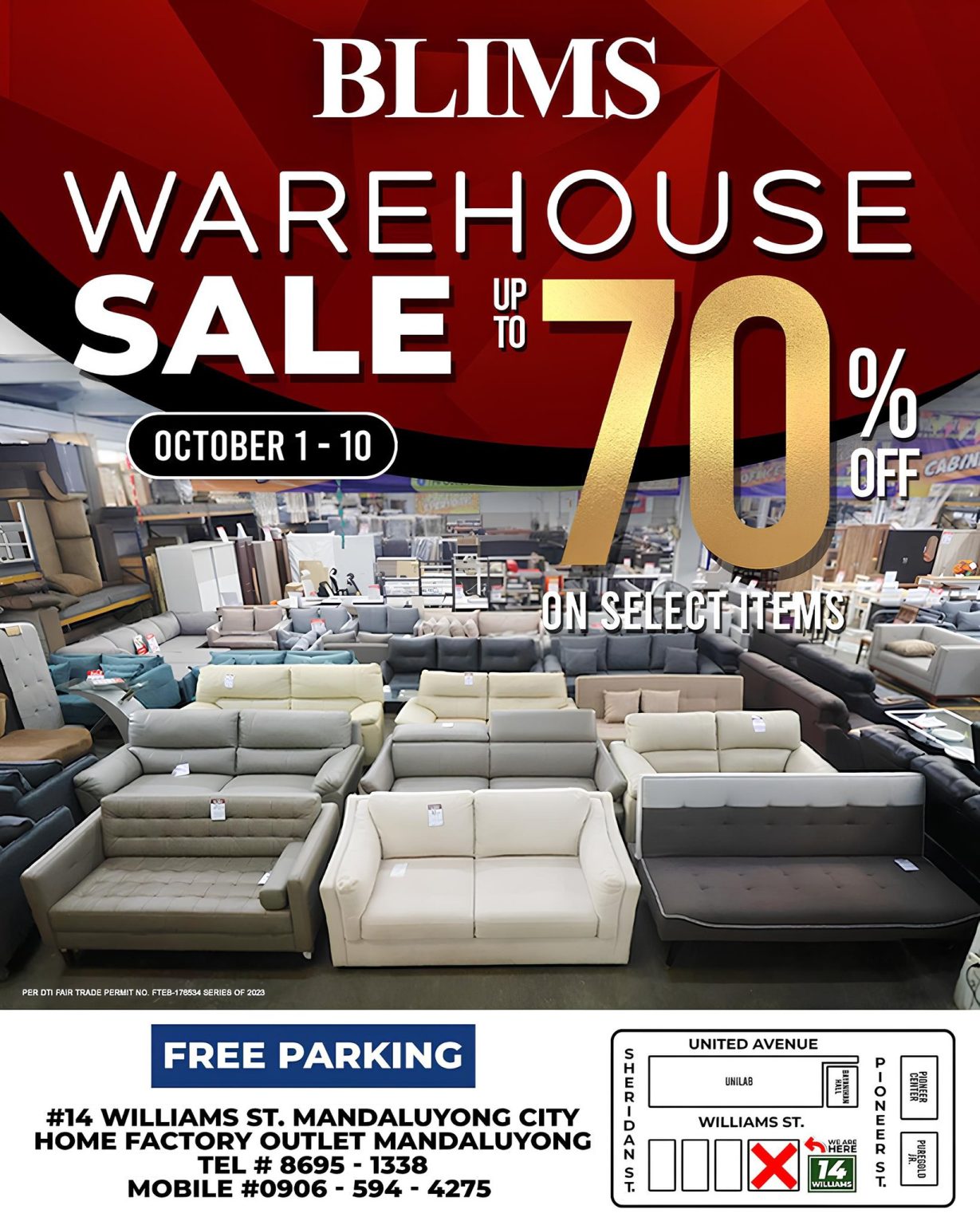 BLIMS Warehouse Sale | Deals Pinoy