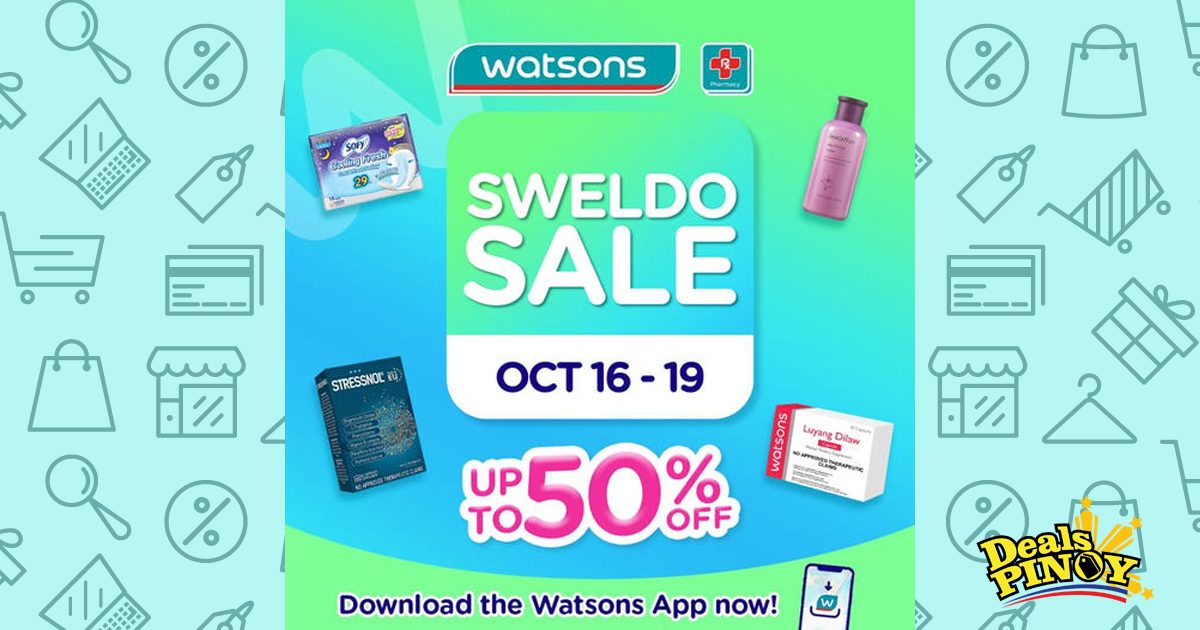 Watsons Sweldo Sale | Deals Pinoy