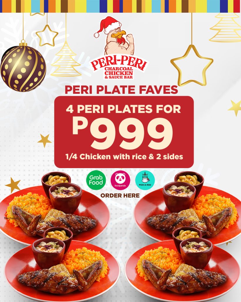Peri-Peri Charcoal Chicken Peri Plate Faves Delivery Promo | Deals Pinoy